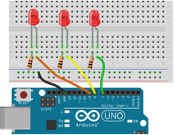 Arduino Binary Counter Jitimu Stem